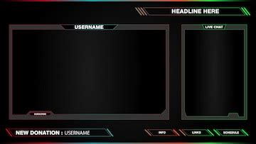 Image result for Gamer Live Stream Interface