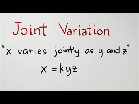 Image result for Joint Variation Examples