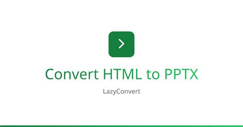 Image result for Code HTML to Pptx