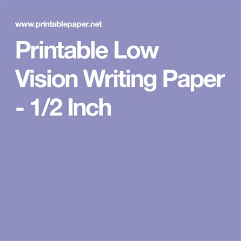 Image result for Low Vision Writing Paper