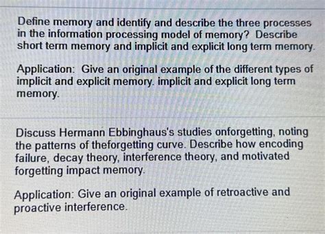 Image result for Explicit Memory Definition