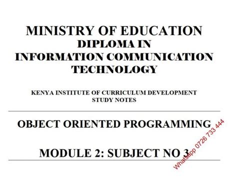 Image result for Object-Oriented Programming PDF Notes