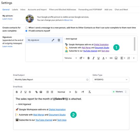 Image result for Google Mail Sign Format