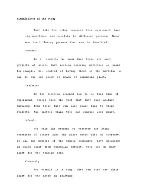 Image result for Significance of Study