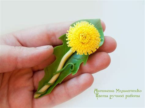 Image result for Dandelion Polymer Clay Cane Tutorials