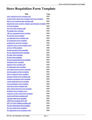 Image result for Store Requisition Form