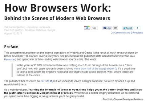 Image result for How Web Browsers Work