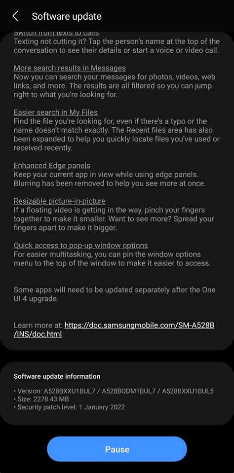 Image result for Samsung A50 Android 12 Update