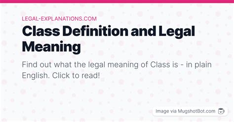 Image result for Class Definition