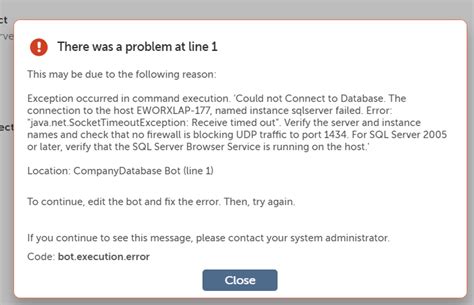 Image result for Informatica Database Driver Error
