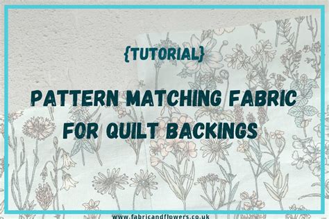Image result for Joining Fabric Matching Pattern