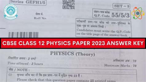 Image result for Class 12 CBSE Result Card Physics