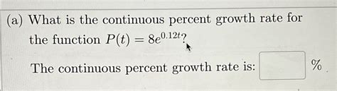 Image result for Continuous Growth Rate Formula