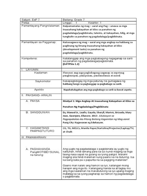 Image result for A Lesson Plan On Module One Lesson One 7th Form