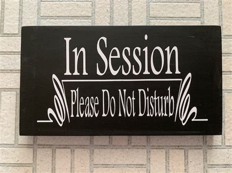 Image result for In Session Please Do Not Disturb Sign