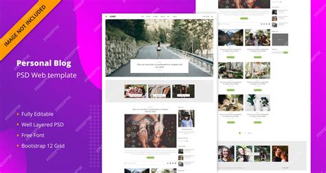 Image result for Personal Blog Template Example