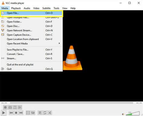 Image result for VLC Open Folder