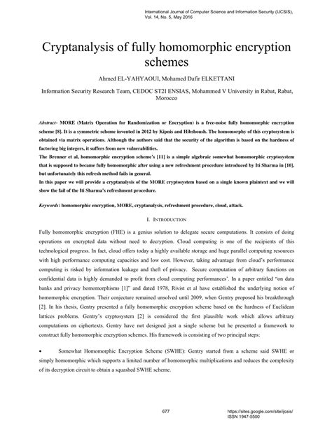 Image result for Homomorphic Encryption Schemes