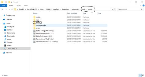 Image result for Mods Folder Minecraft Java