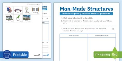 Image result for Structures Worksheet Grade 3