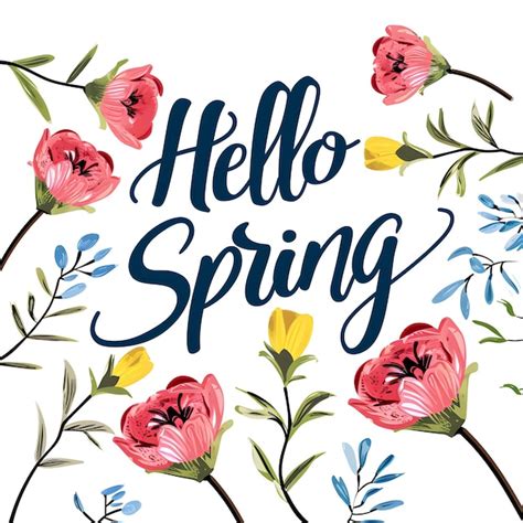 Image result for Hello Spring Text