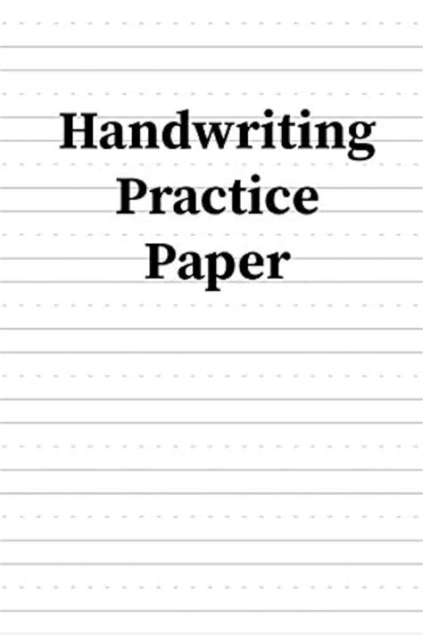 Image result for Handwriting Practice Paper Free Printable