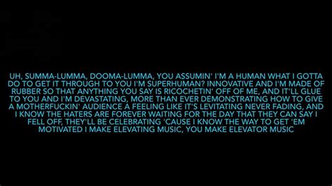 Image result for Rap God Fast Part Clean