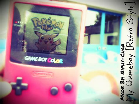 My Gameboy Color [Pokemon Yellow] by Niphy-Chan on DeviantArt
