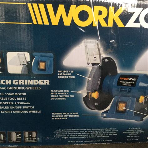 Image result for Work Zone Mini Bench Grinder
