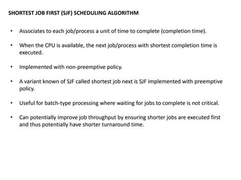 Image result for Shortest Job Next Example