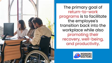 Image result for Return to Work Workers Compensation Program