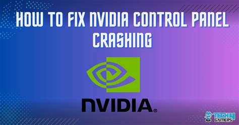 Image result for NVIDIA Control Panel Crashes On Open