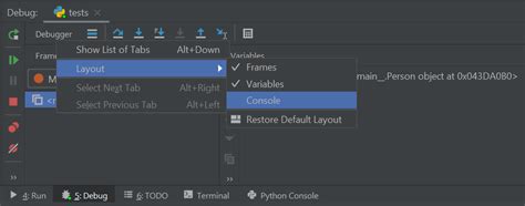 Image result for PyCharm Output Window Root Config