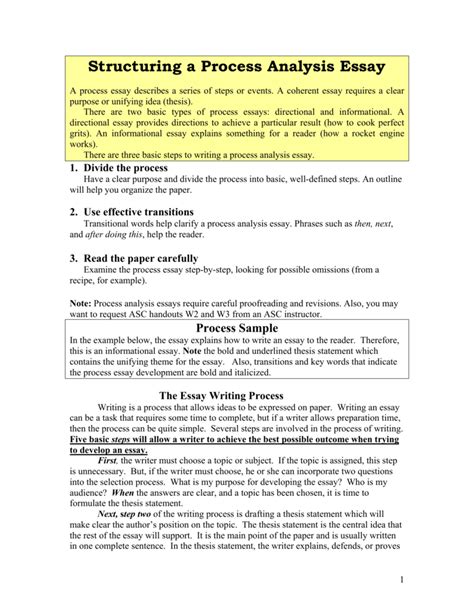 Image result for Process Analysis Paper