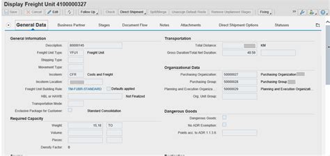 Image result for Create Freight Order in TM
