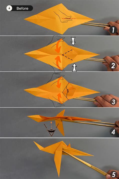 Image result for Easy Origami Hummingbird Tutorial