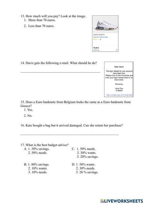 Image result for What Is Money Smart Program Worksheets