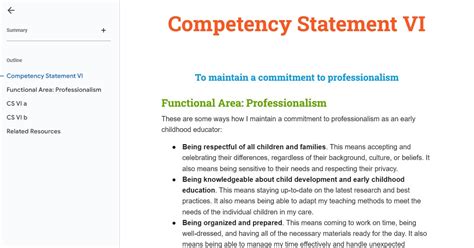 Image result for Competency Statement 6 CDA