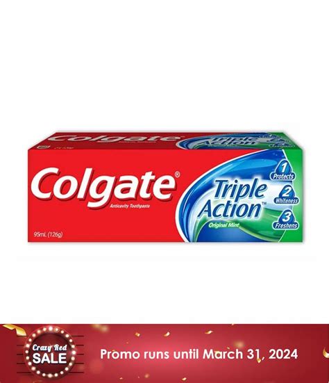 Image result for Colgate Triple Action Toothpaste