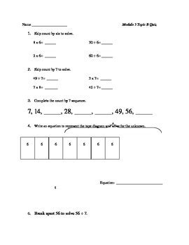 Image result for Into Math Grade 3 Module 1 Test Form B