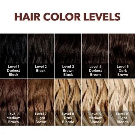 Natural Hair Colors Chart - Infoupdate.org