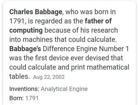 Image result for Who Is Computer Father