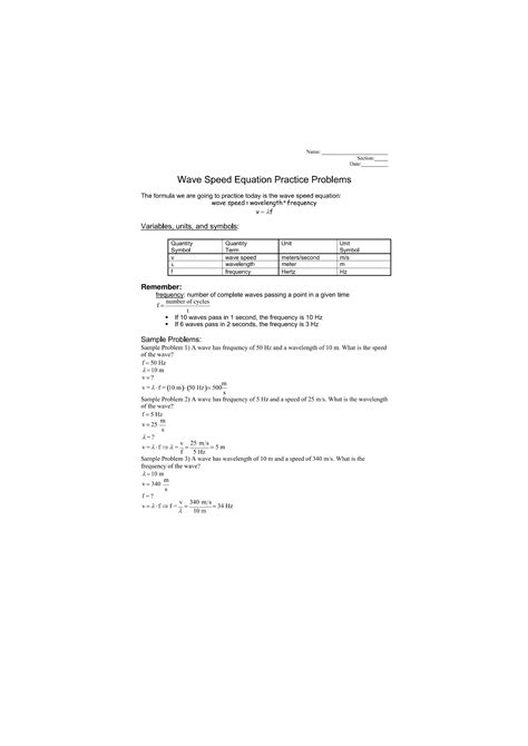 Image result for Speed Equation Practice Problems