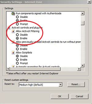 Image result for ActiveX Controls Internet Explorer