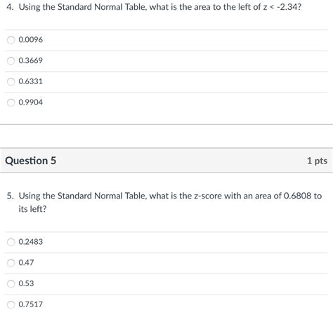 Image result for Standard Normal Area Table