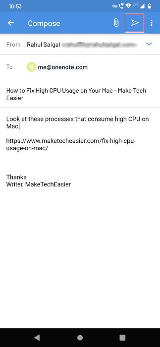 Image result for Send OneNote