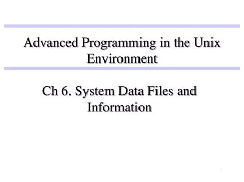 Image result for Advanced Programming in the Unix Environment