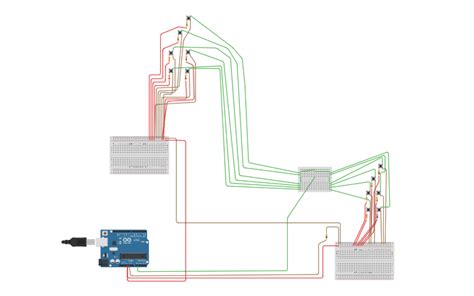 Image result for Tinkercad Arduino Button to LED