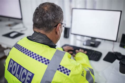 Image result for Police at Computer Work Icon