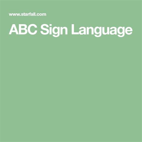 Image result for ABC Sign Language